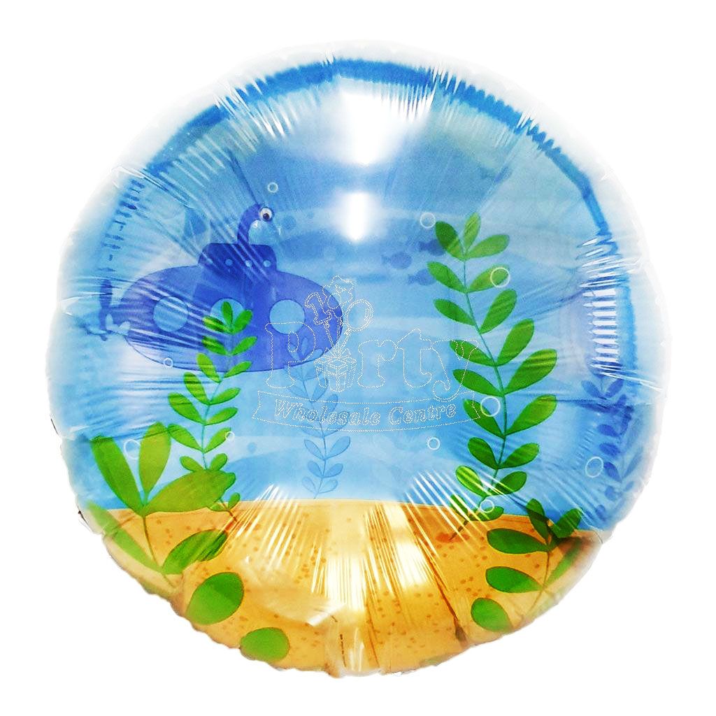 Under The Sea Submarine Foil Balloon 18inch | Party Wholesale