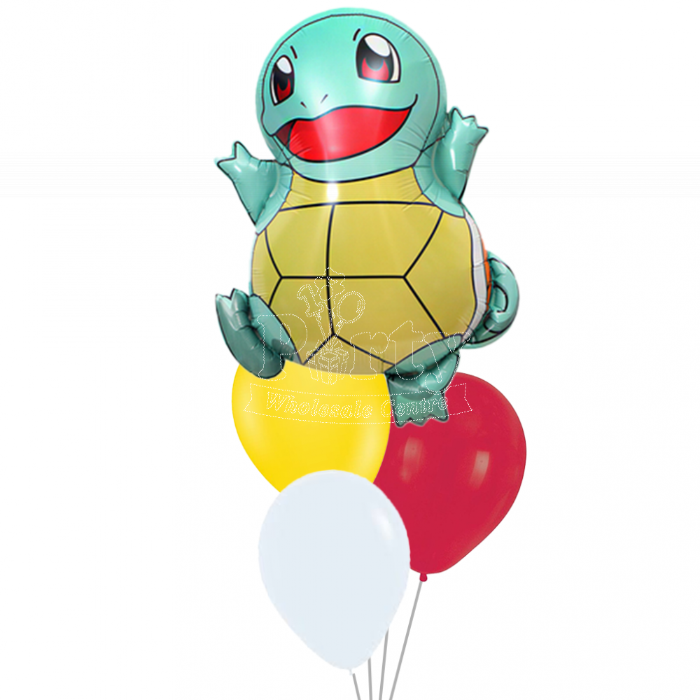 Squirtle Pokémon Helium Balloon Set | Party Wholesale