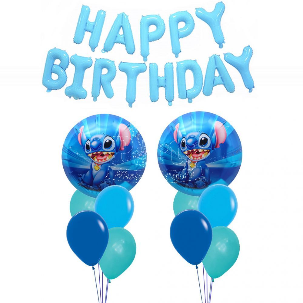 Disney Stitch 18inch Foil Balloon Package A | Party Wholesale