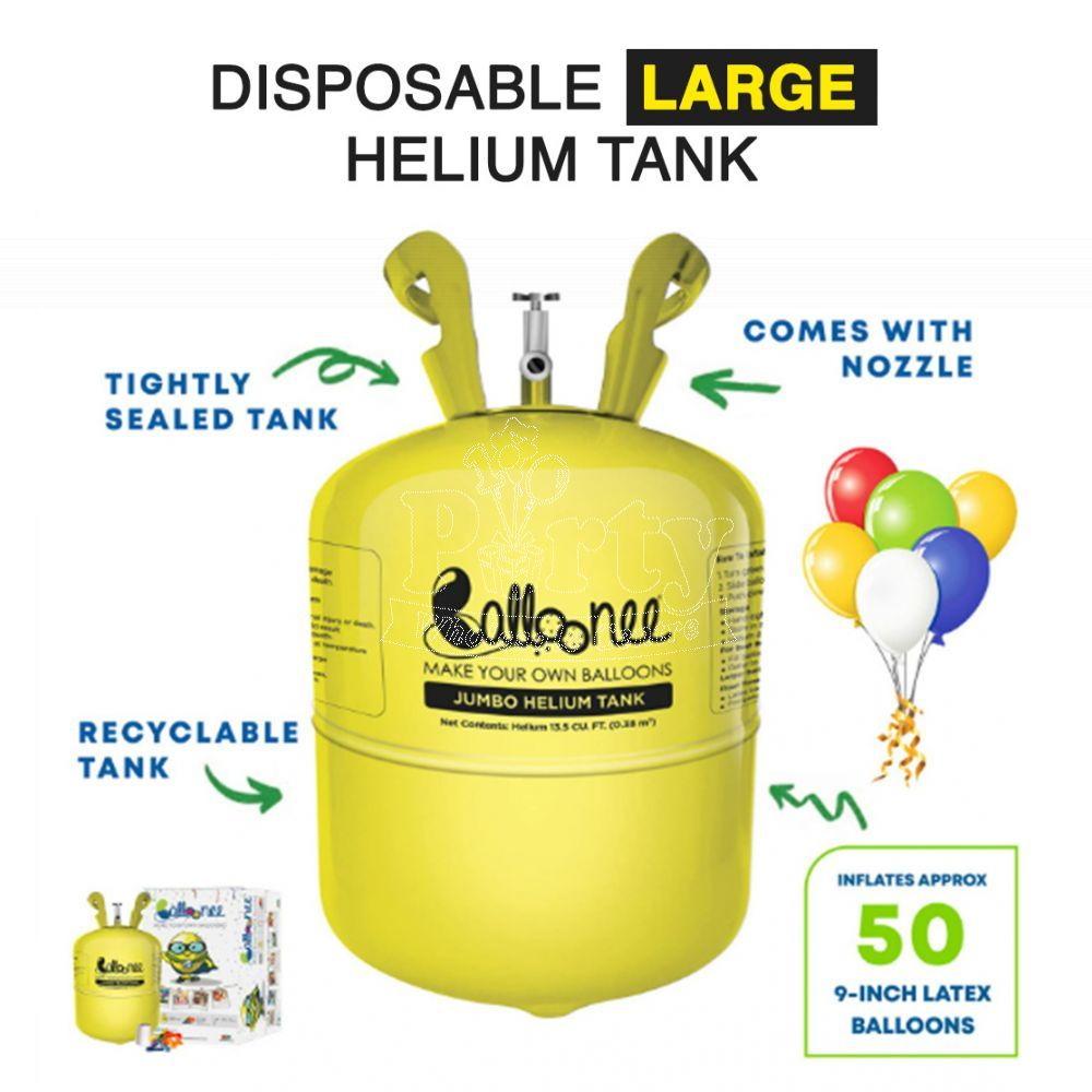 [SALE] Large Disposable Helium Tank | Party Wholesale