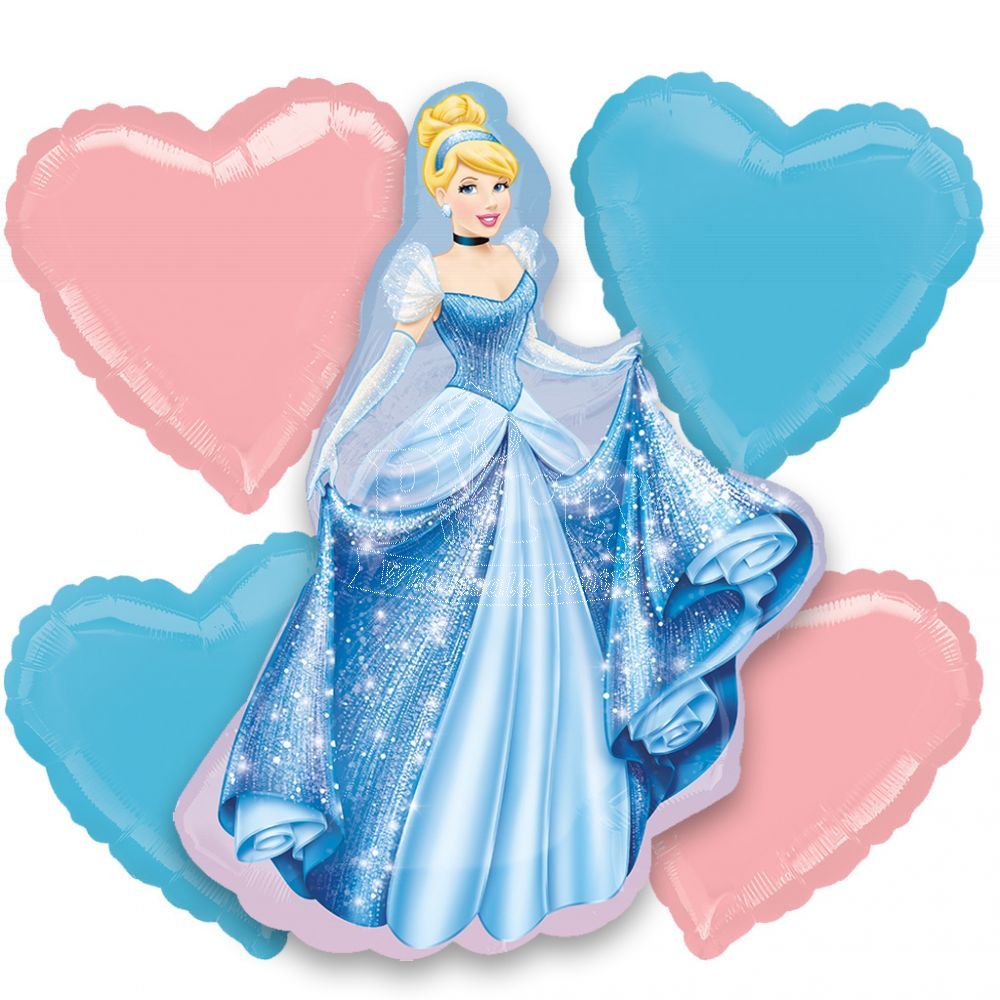 Cinderella Disney Princess Balloon Bouquet | Party Wholesale