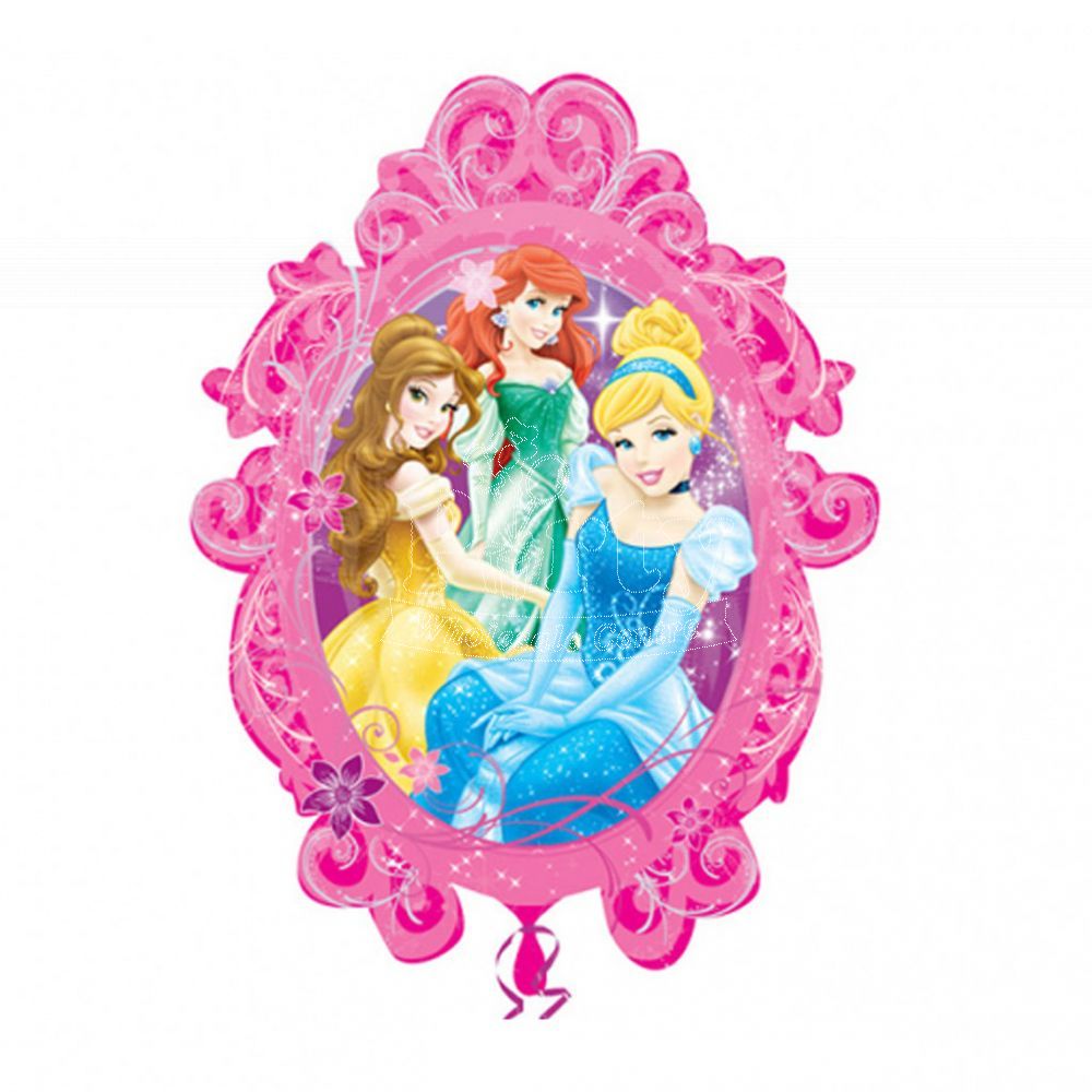 Disney Princess Mirror Frame Balloon (31inch) | Party Wholesale