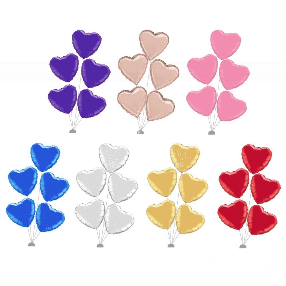Heart Shape Balloon Bouquet | Party Wholesale