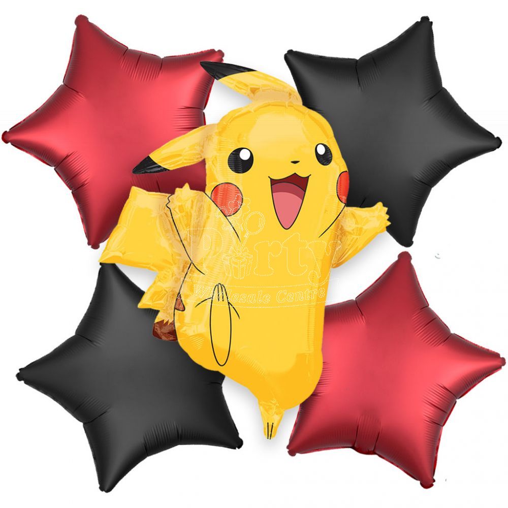 Pokemon Go Pikachu Balloon Bouquet | Party Wholesale