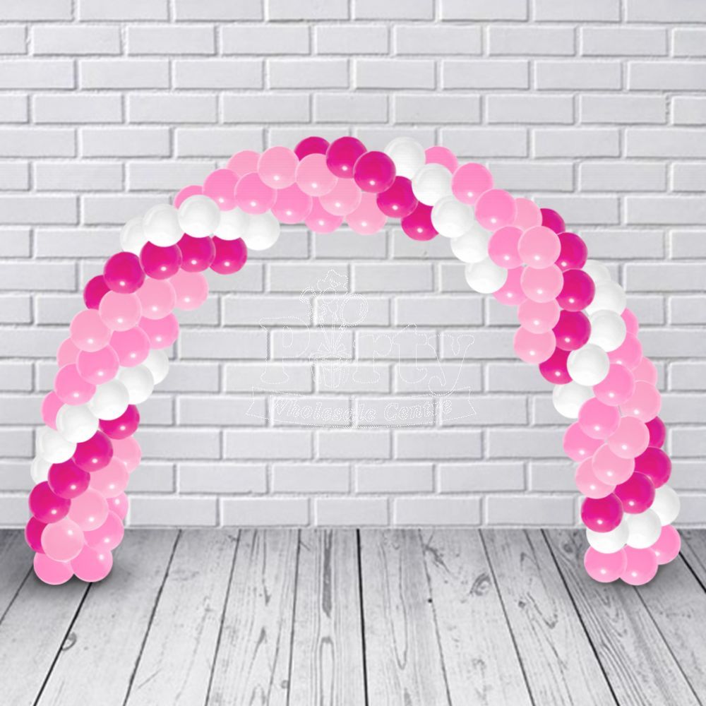 Pink Ombre Helium Balloon Arch | Party Wholesale