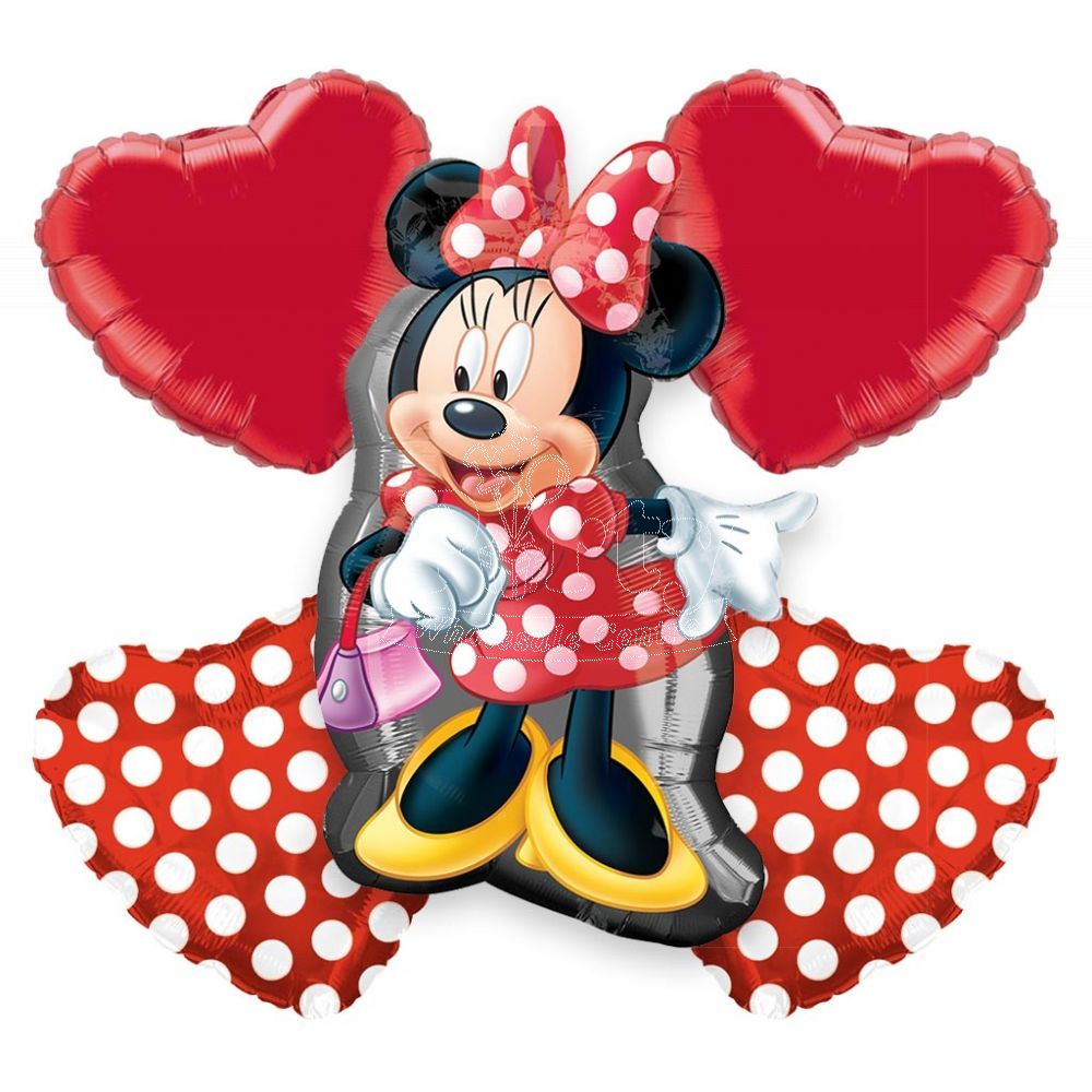Minnie Mouse Balloon Bouquet | Party Wholesale