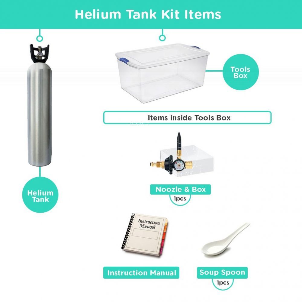 [SALE] Medium Helium Tank Rental | Party Wholesale Singapore