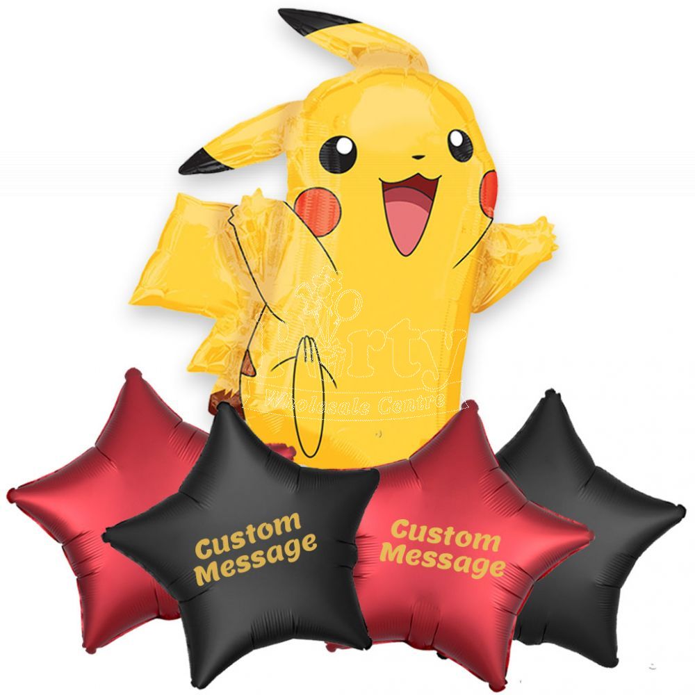 Pokemon Go Pikachu Balloon Bouquet | Party Wholesale