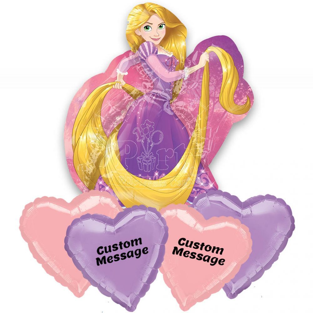 Rapunzel Disney Princess Tangled Balloon Bouquet | Party Wholesale